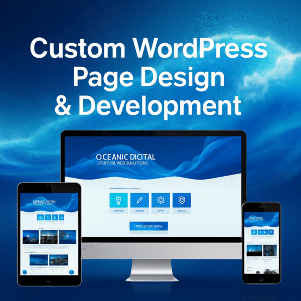 Custom WordPress Page Design & Development